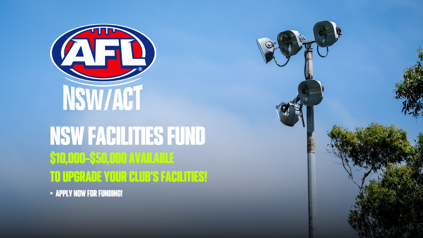 NSW Facilities Fund - Round 2 Applications Open! - Play AFL